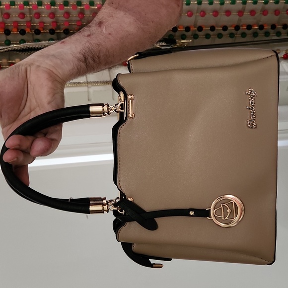Bags | Danb Tan Crossbody Purse | Poshmark